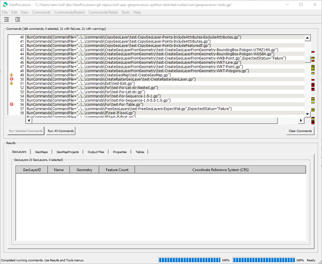 UI Design - GeoProcessor (Developer)